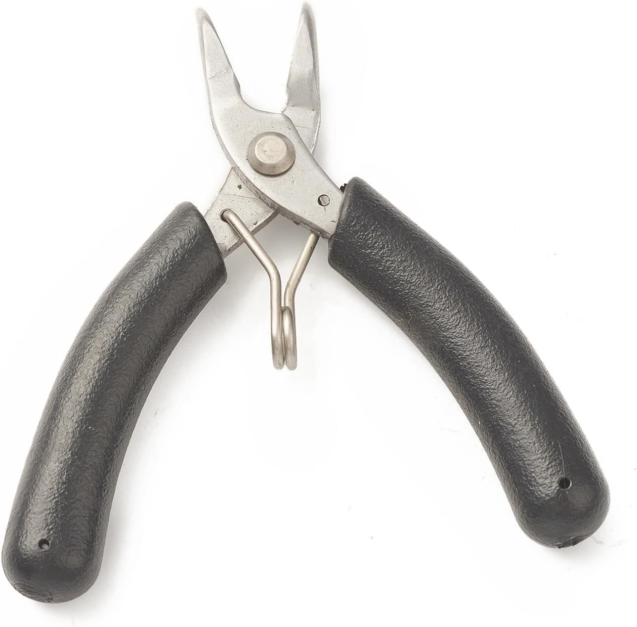 Black Iron Jewelry Pliers Bent Nose Small Needle Nose Fish Bone 10x6cm ...