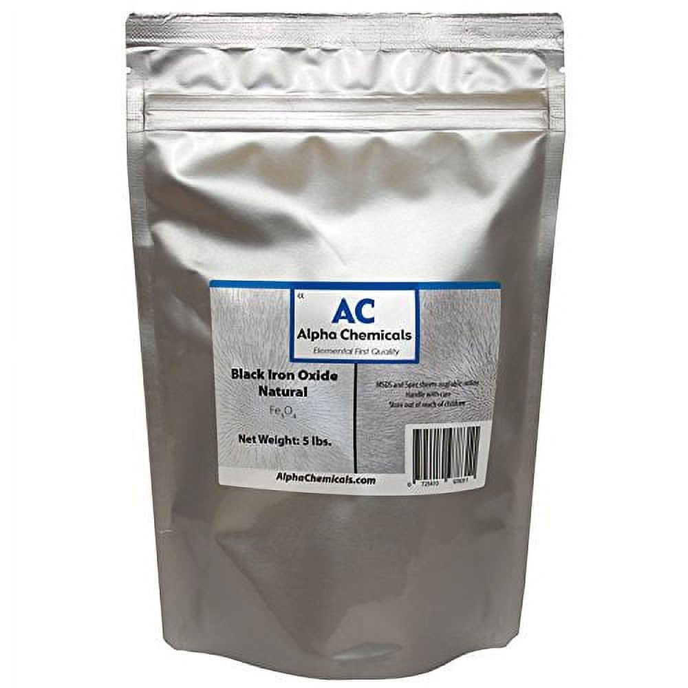 Black Iron Oxide - Fe3O4 - Natural - 5 Pounds - Walmart.com