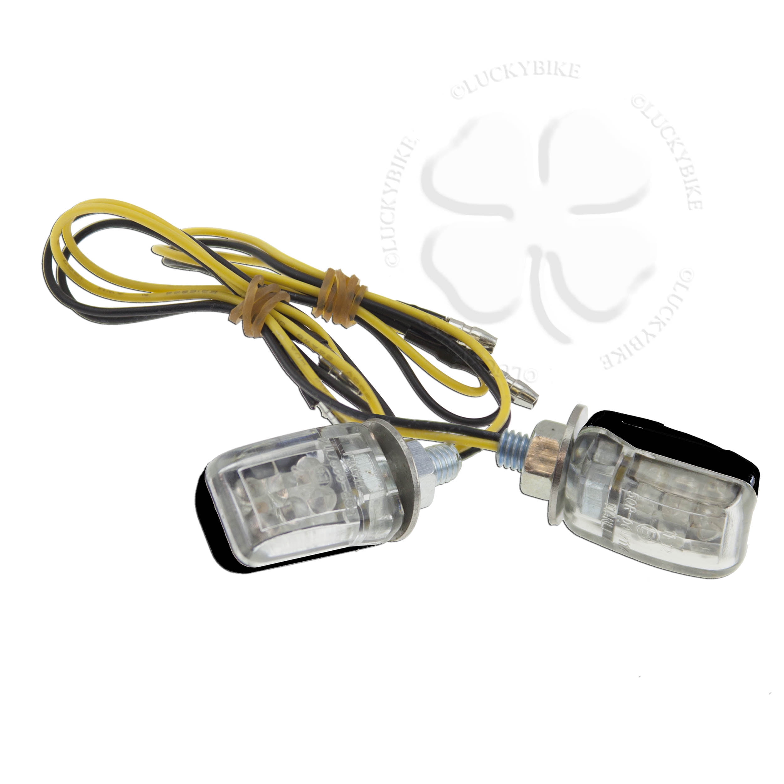 Black Iroquois Micro LED Turn Signals Suzuki Honda Kawasaki Yamaha ...