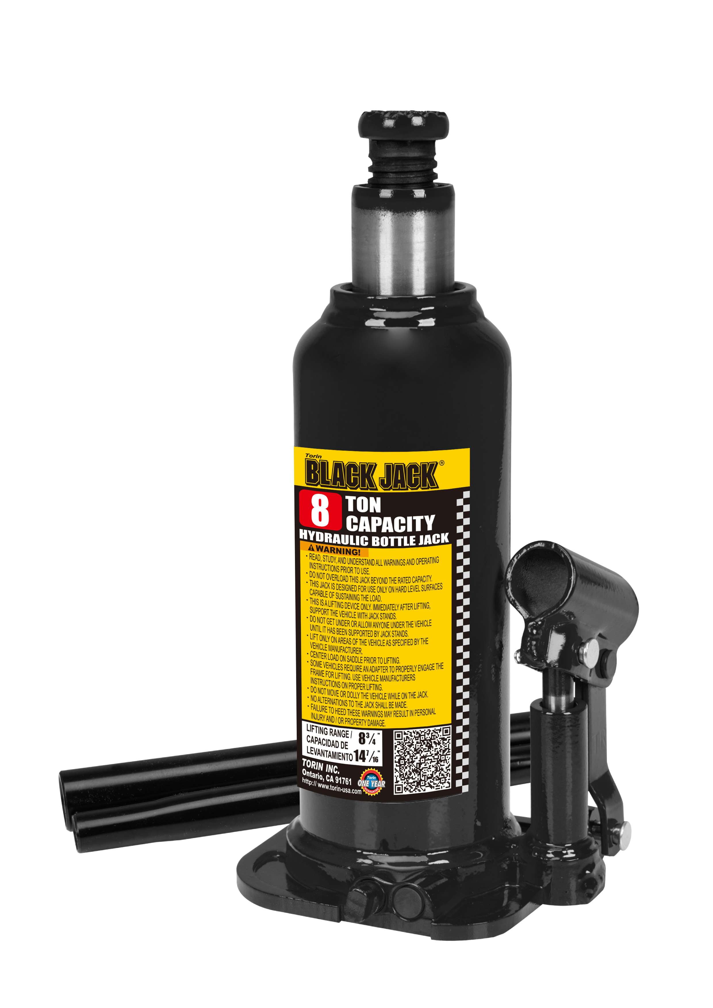 Black Jack T90803W Welded Structure Bottle Jack, 8 Ton Black - Walmart.com