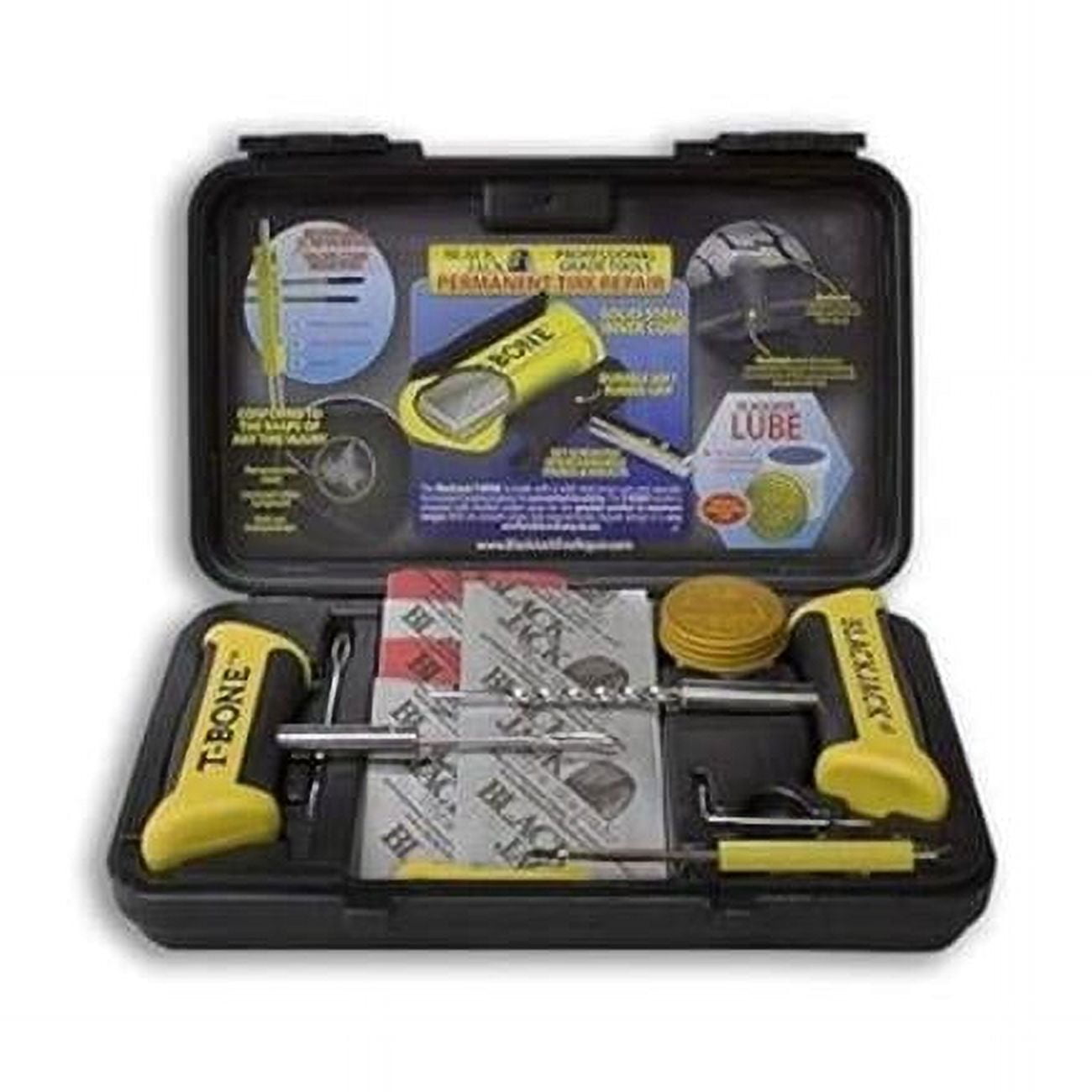 Black Jack Tire Repair BJK-KT-330 Multi Use Tire Repair Kit with T-Bone ...