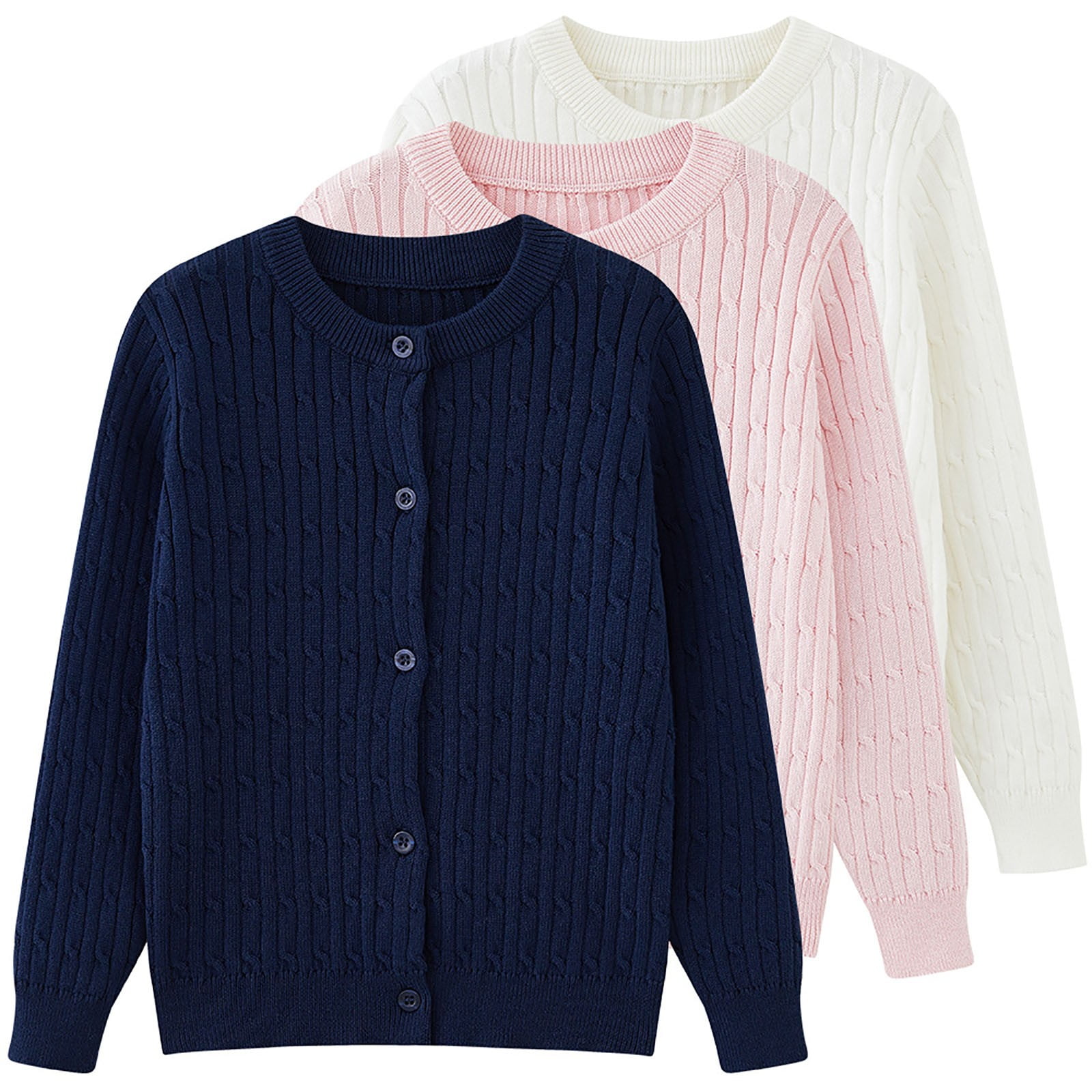 Black Jacket Girls Cute Cropped Girls Cardigan Sweaters Ruffle School ...