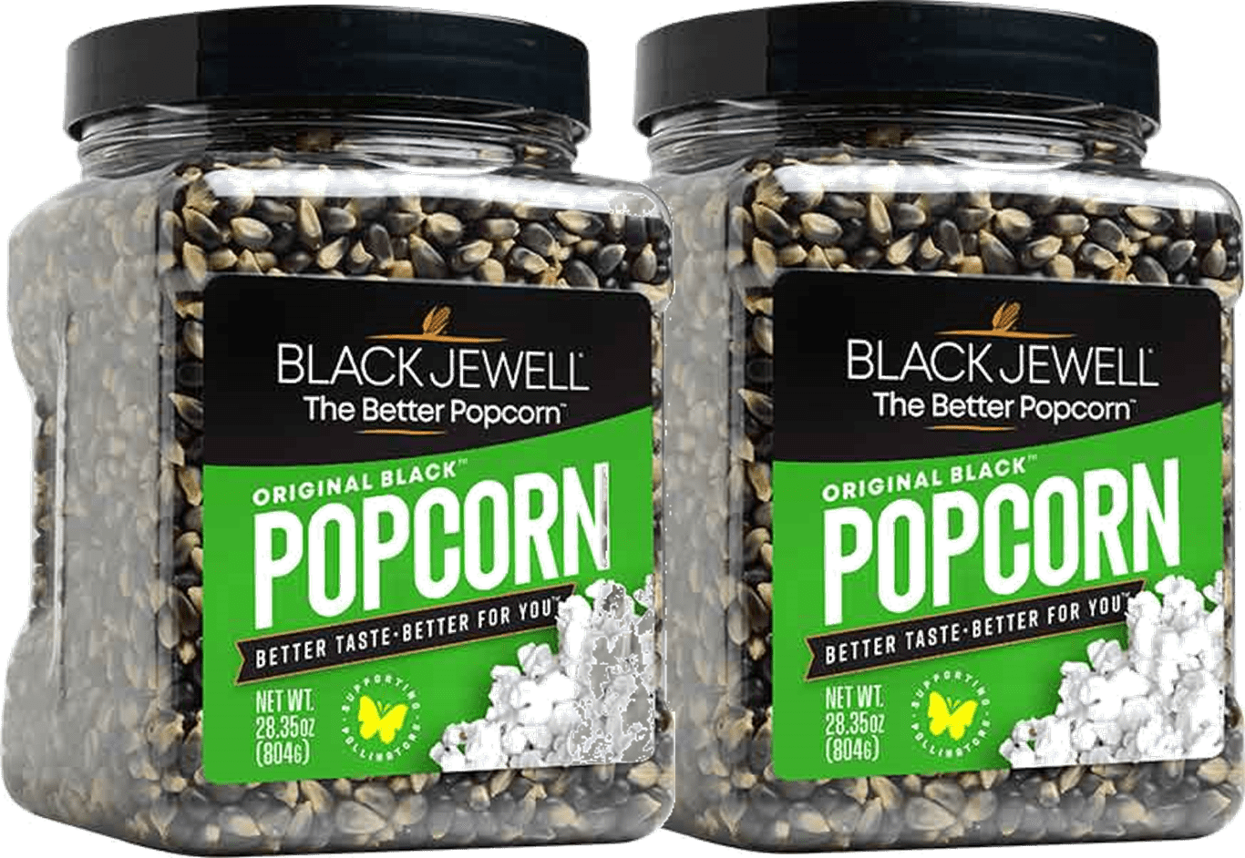 Black Jewell Gourmet Original Black Popcorn Kernels, 28.35 oz Jars ...