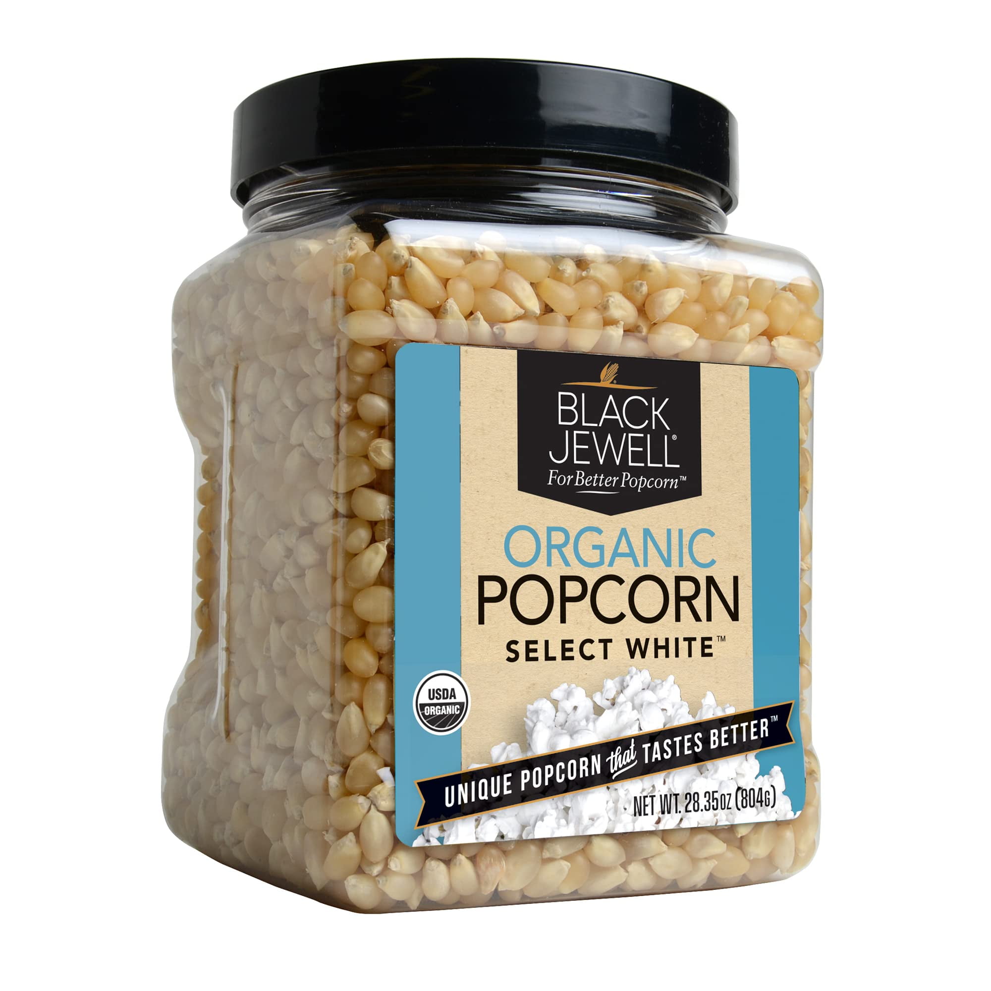 Black Jewell Organic Popcorn, BCF26 Organic Select White, 28.35oz (Pack ...