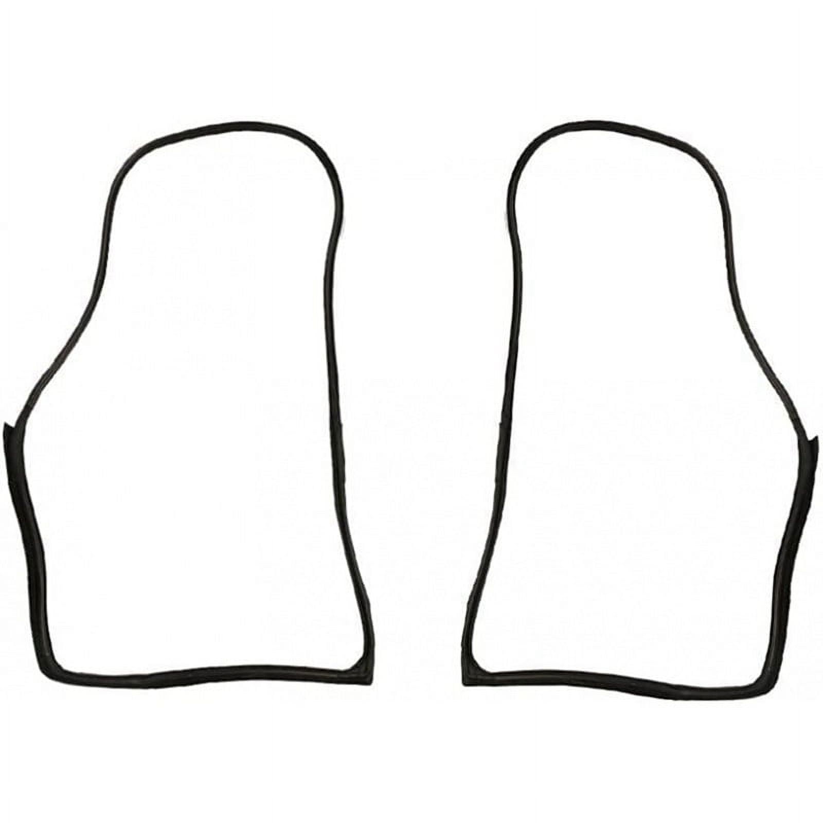 Black - Johonor Front Door Seal Set, Felt, Complete, For Jeep ...