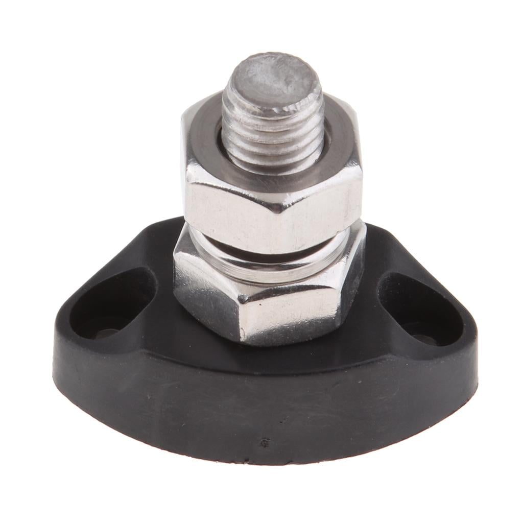Black Junction Block Insulated Terminal Stud 10mm 3/8 Stainless ...