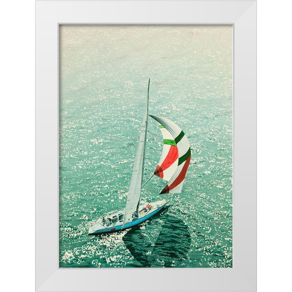 Black, Karl 24x32 White Modern Wood Framed Museum Art Print Titled ...