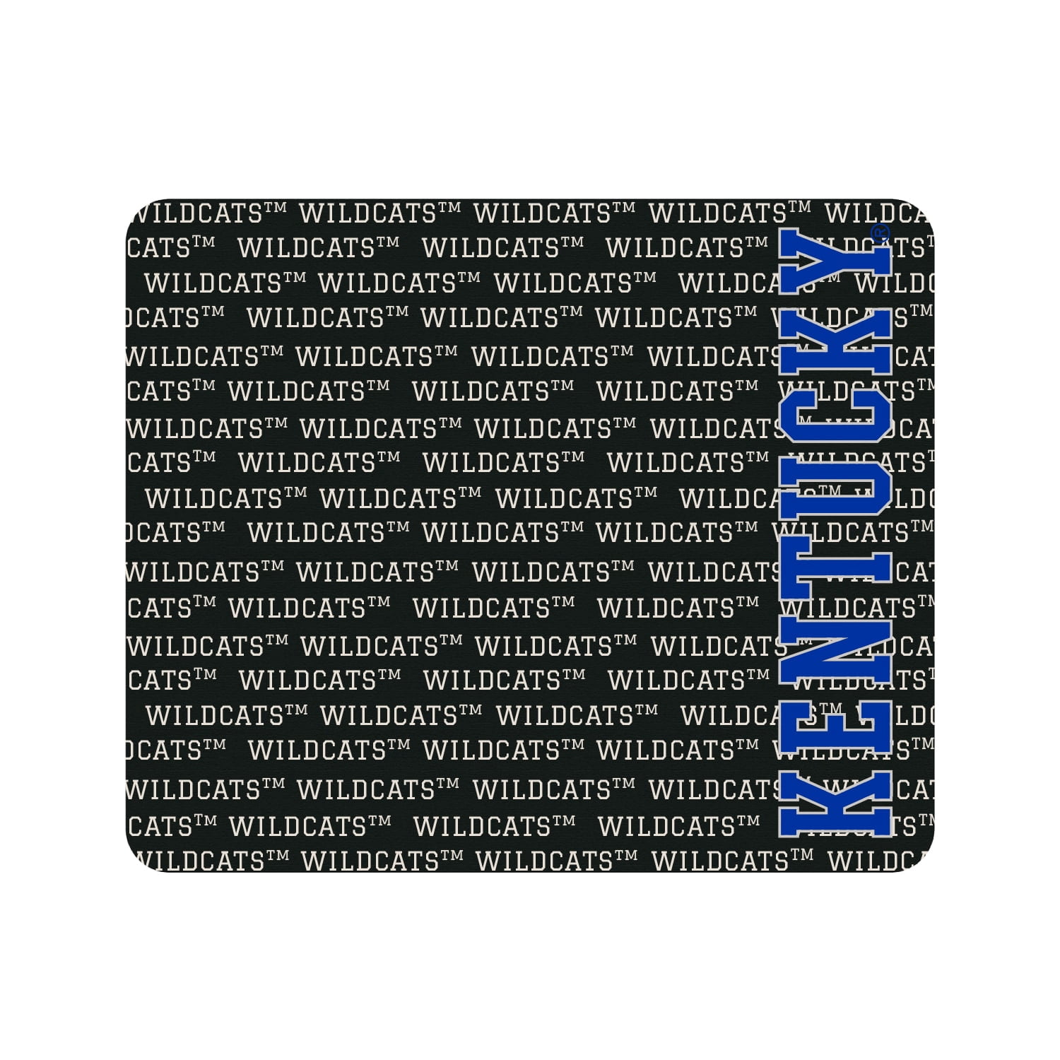 Black Kentucky Wildcats Repeat Text Mouse Pad - Walmart.com