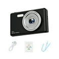 Black Kids Digital Camera With 48 Megapixel Resolution And 2.4 Inch ...