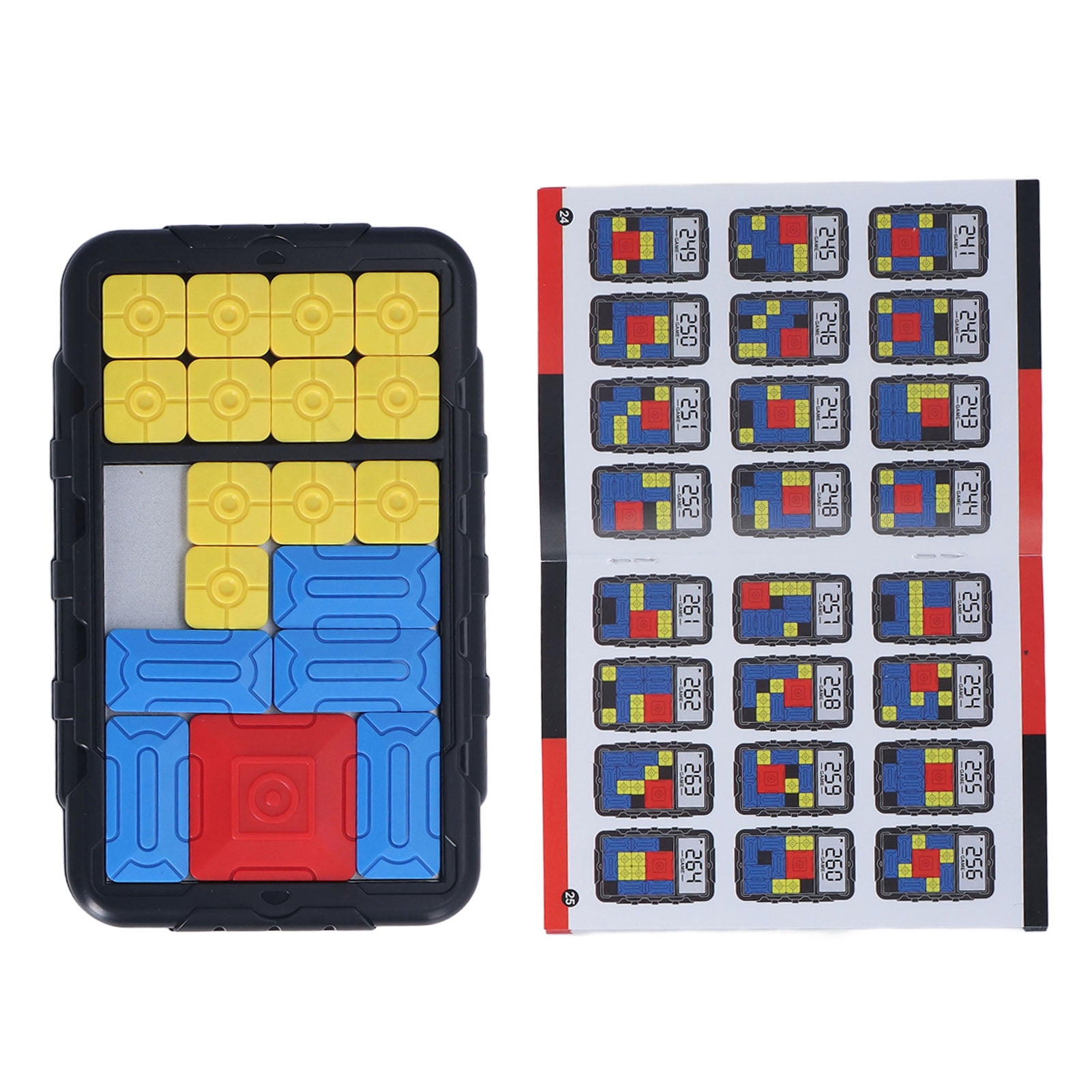 Black Kids Sliding Puzzle Board - Handheld Puzzles Toy for Children ...