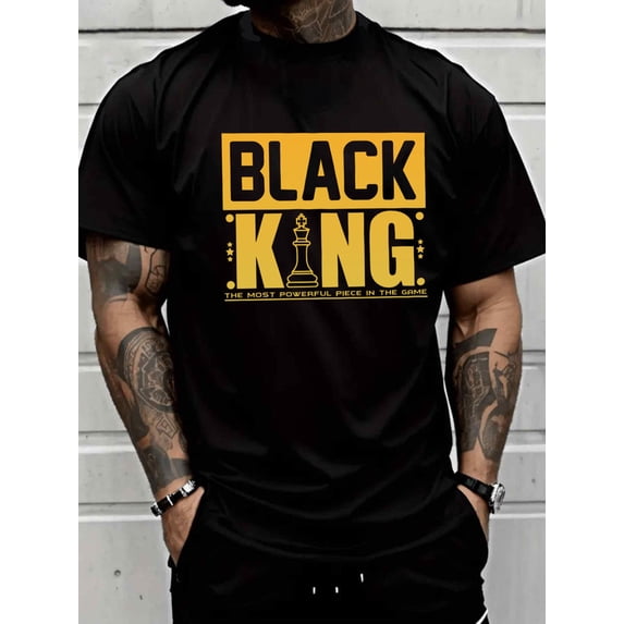 Black King Chess for men black Comfortable activewear, perfect for ...