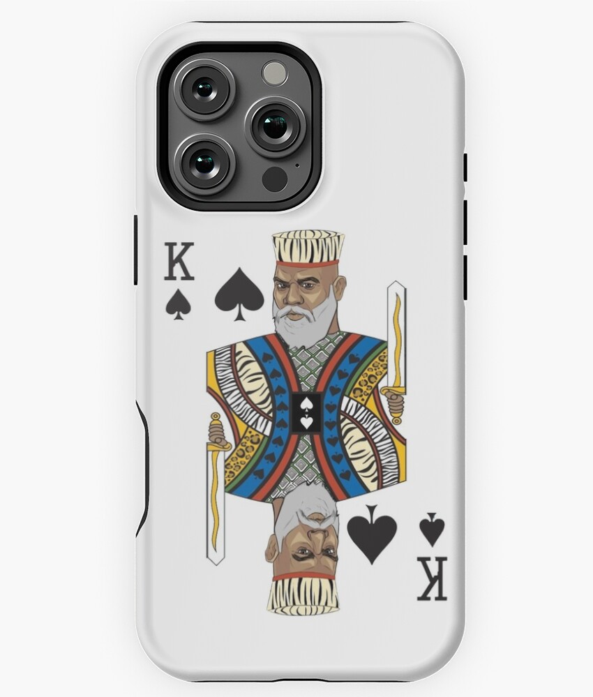 Black King Gifts African American Afro Phone Case for iPhone 16 15 14 ...