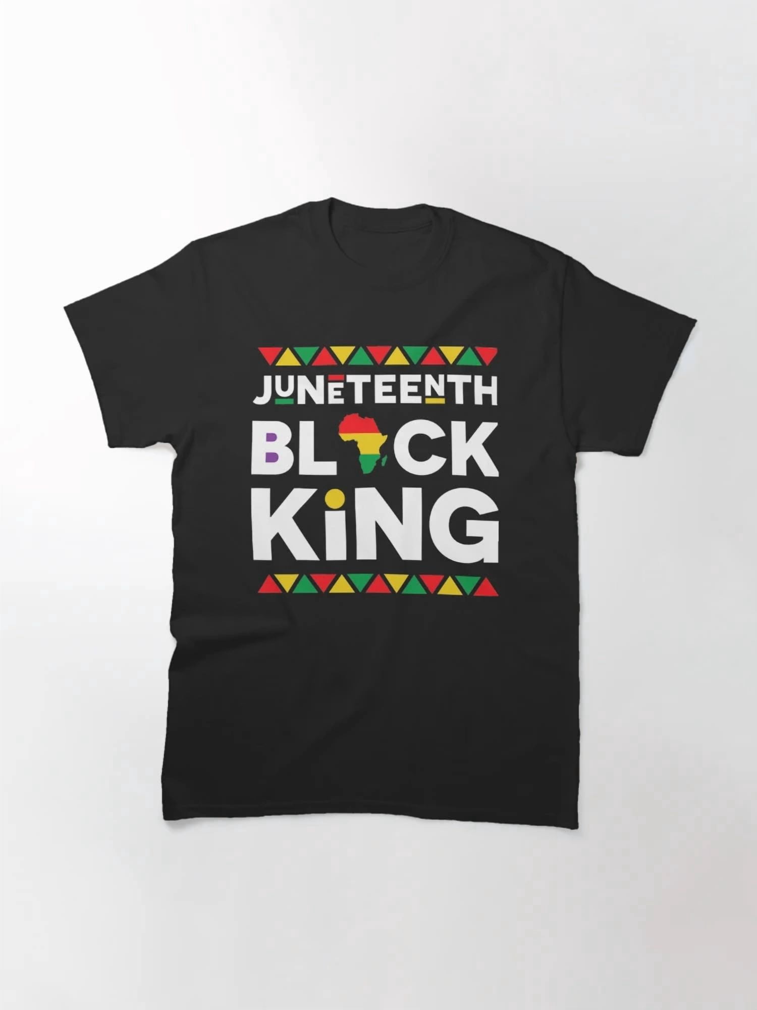 Black King Melanin Crown Portrait Graphic Unisex T-Shirt, S-5XL ...