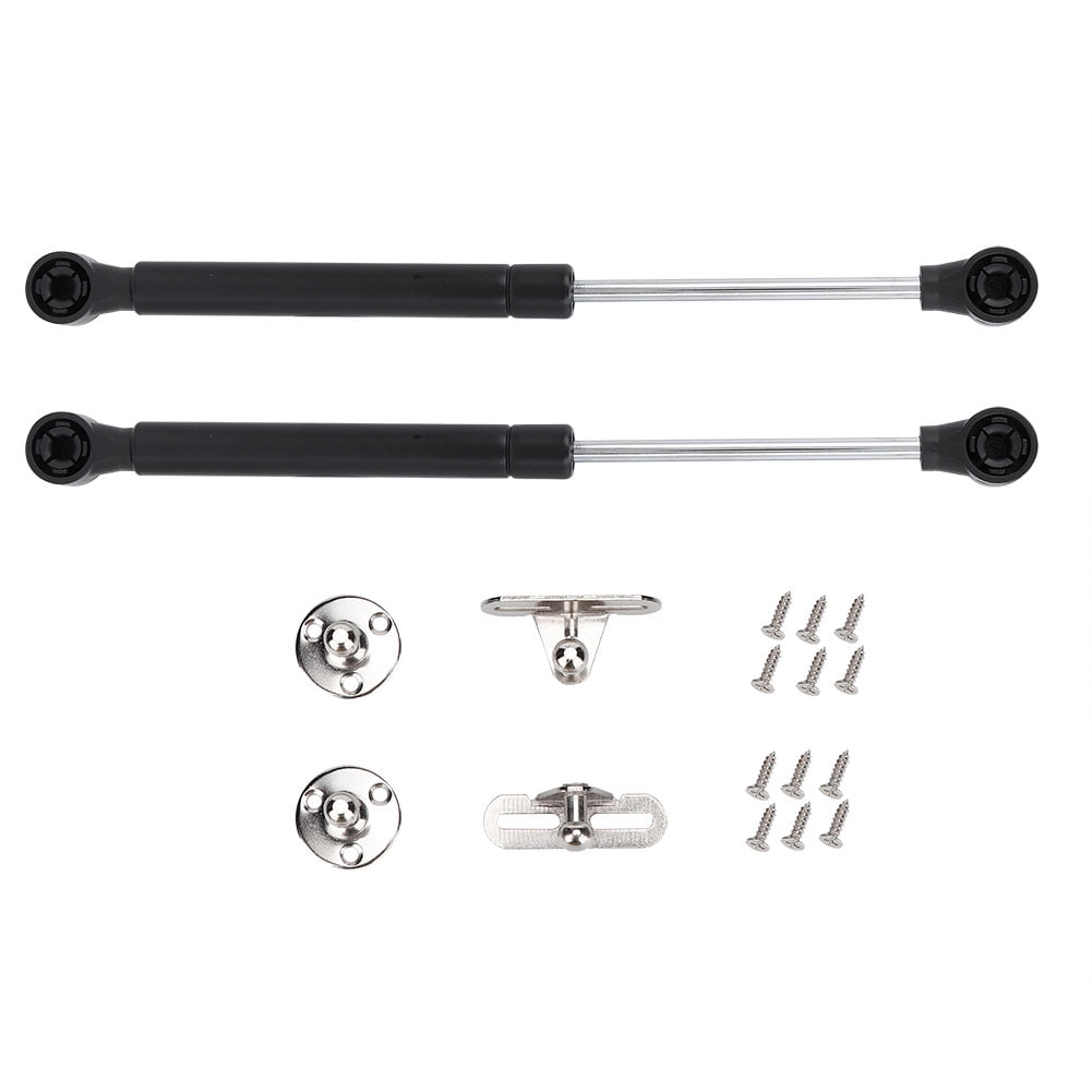 Black Kitchen Cabinet Gas Spring Hinges 10kg Support Lift Strut ...
