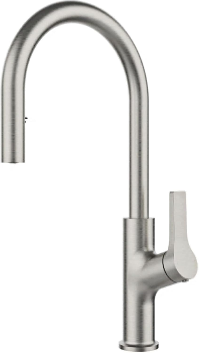 Black Kitchen Faucet Hidden Design Pull-Out Sprinkler Single Handle ...