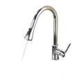 Black Kitchen Faucet, Single Hole Pull Out Spout Kitchen Sink Mixer Tap ...