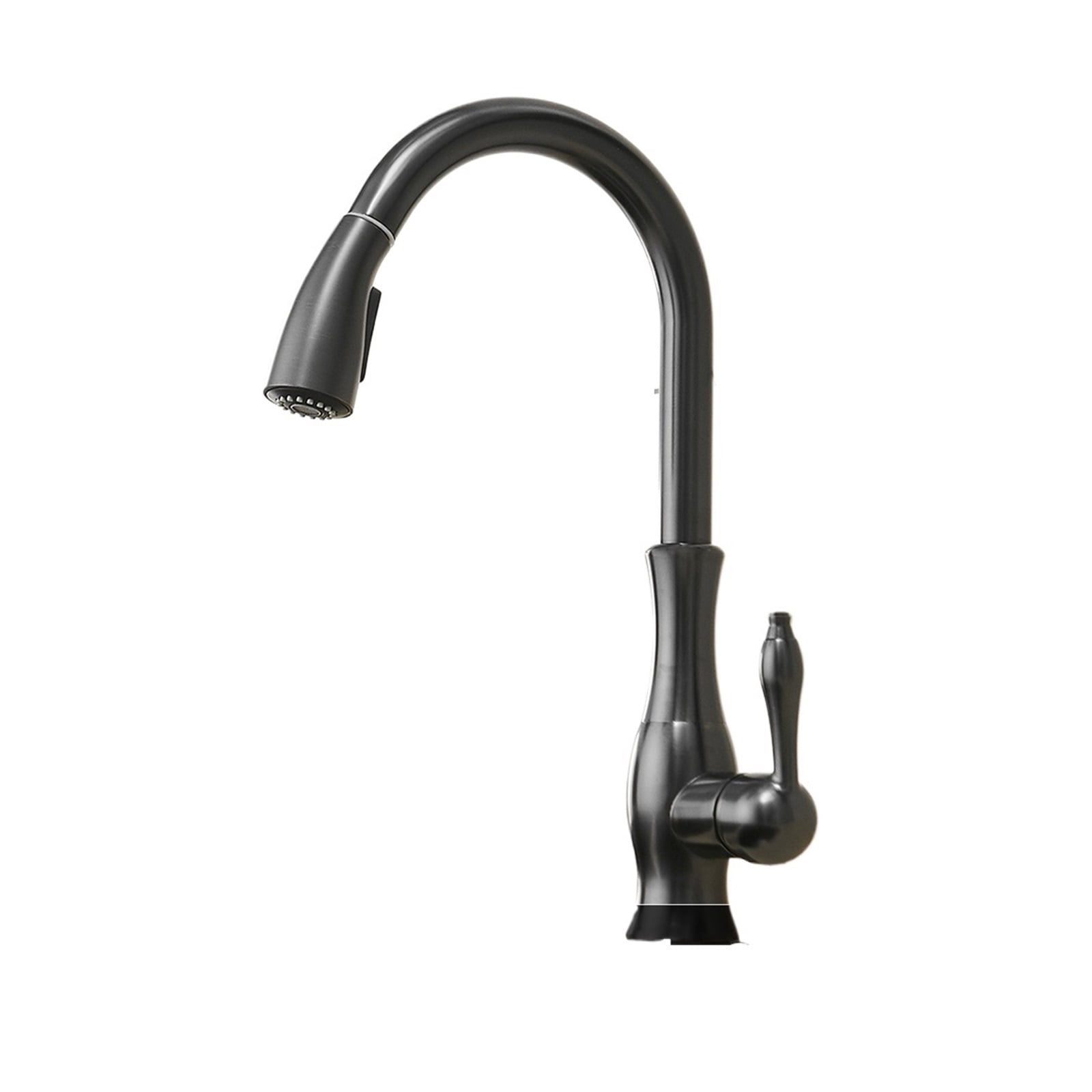 Black Kitchen Faucets Pull Out Kitchen Sink Mixer Tap, Single Lever ...