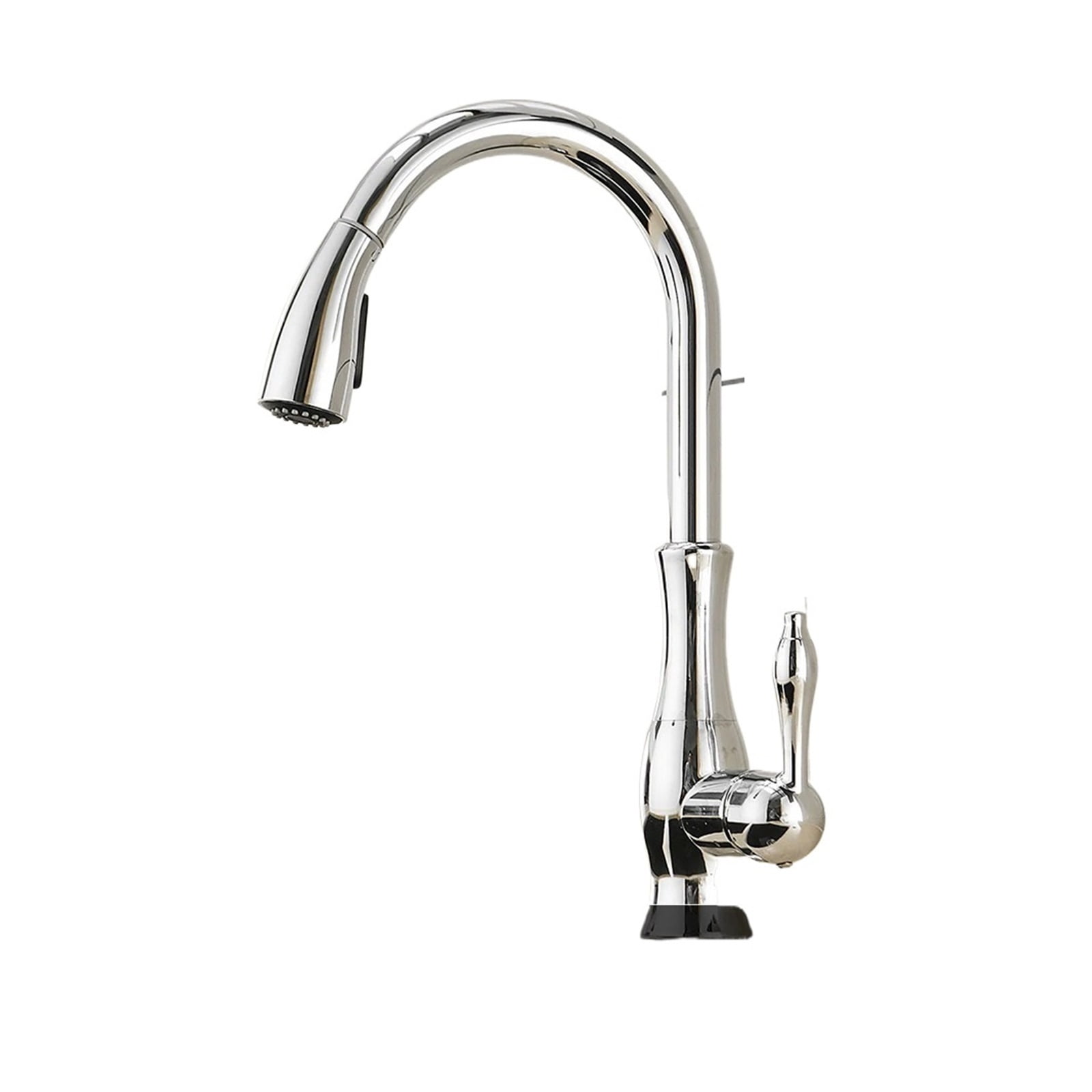 Black Kitchen Faucets Pull Out Kitchen Sink Mixer Tap, Single Lever ...