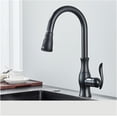 Black Kitchen Faucets Pull Out Kitchen Sink Mixer Tap Single Lever ...