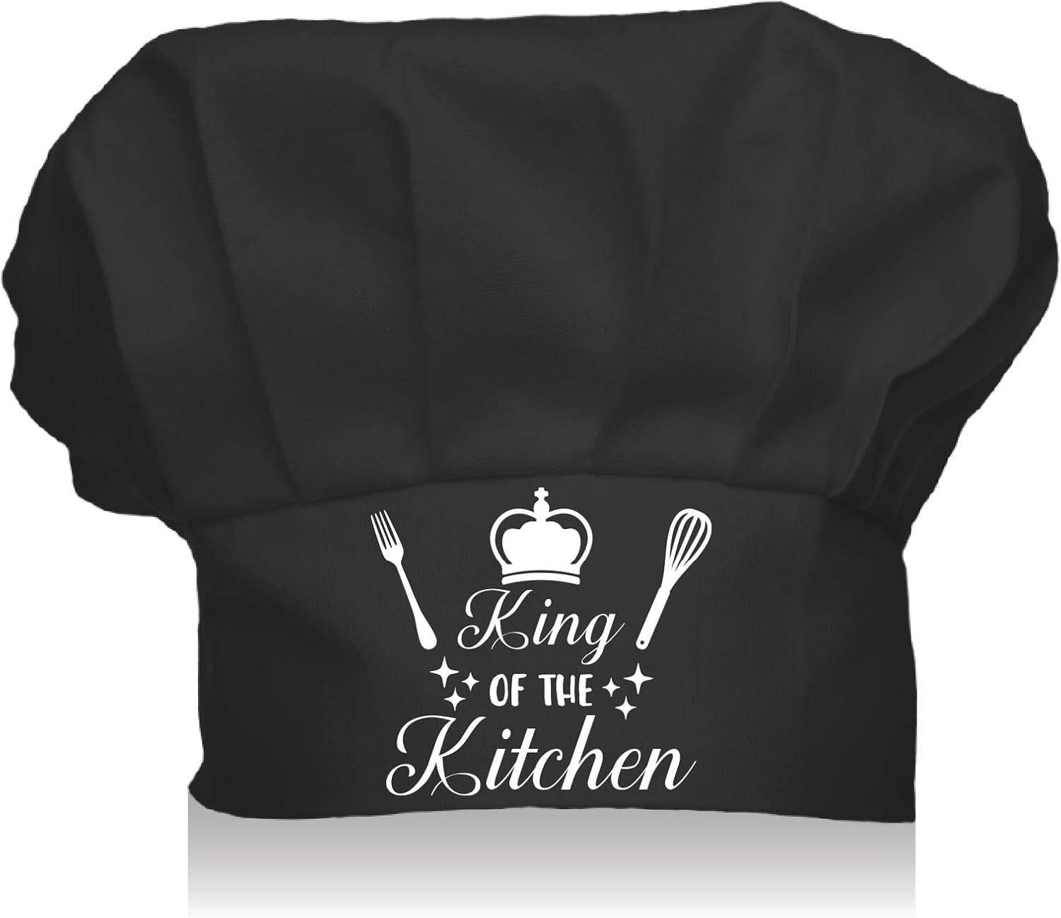 Black Kitchen Hat Cooking Caps Cotton Universal Adjustable Reusable ...
