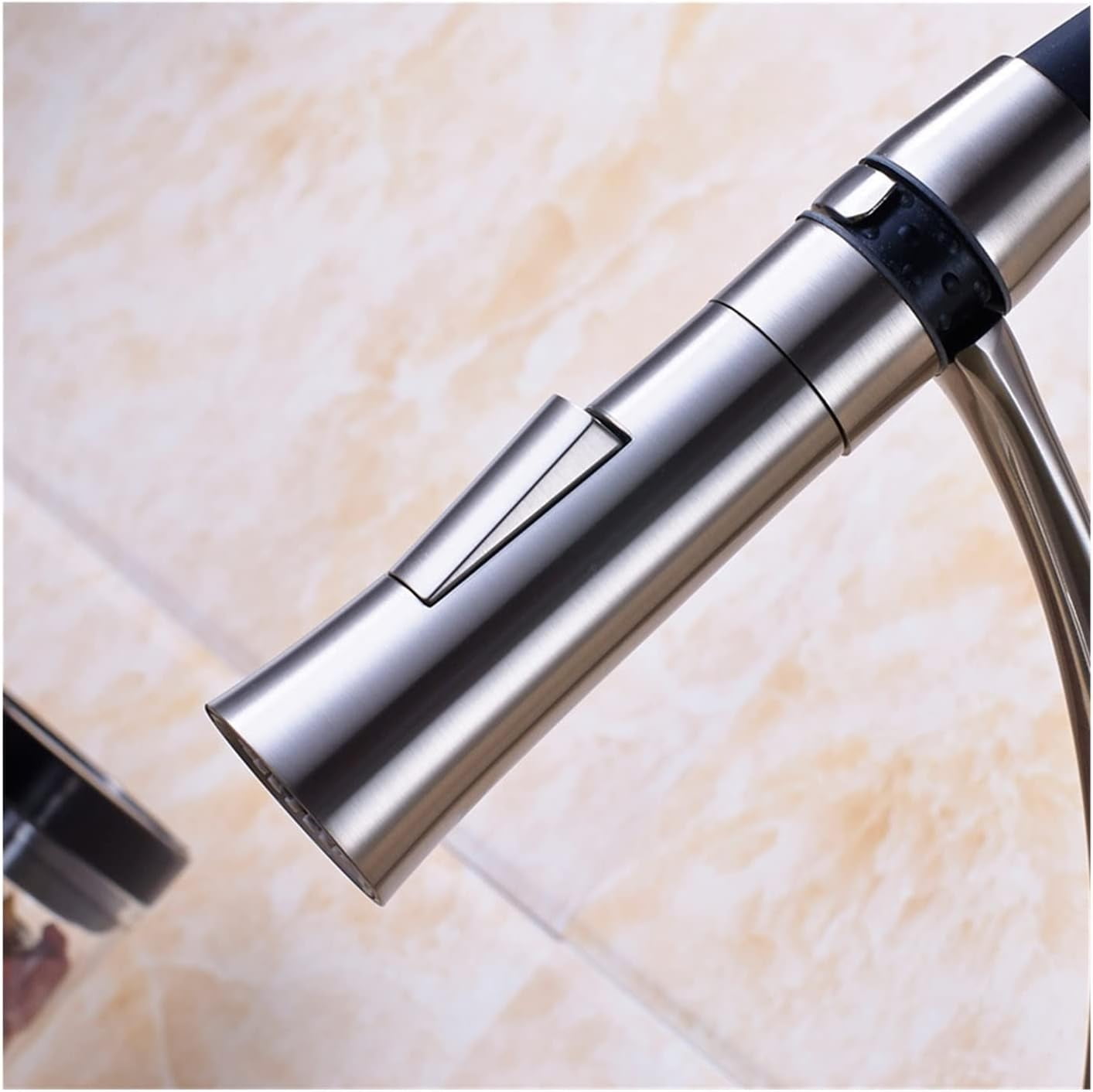 Black Kitchen Sprayer Head Dual Function Stream Sprayer Reaplce Head ...