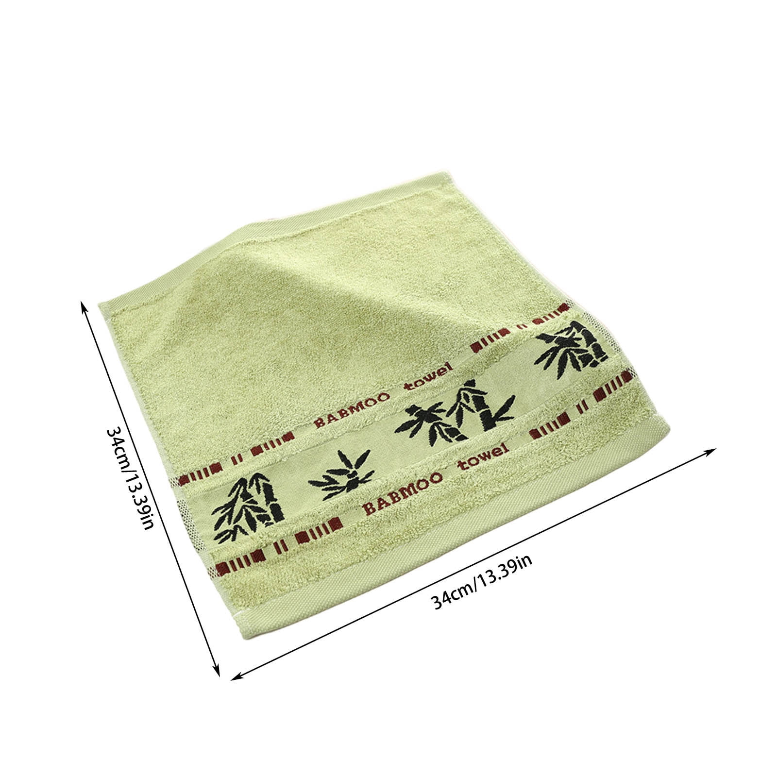 Black Kitchen Towels Ink Bamboos Bamboos Fiber Quadrate Face Towel Soft ...
