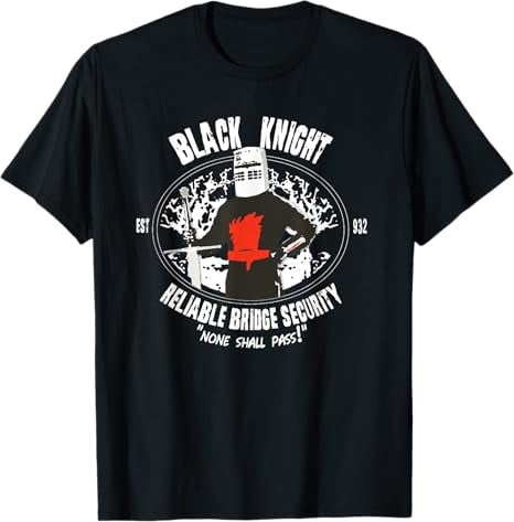 Black Knight Bridge T-Shirt,Orange color,size L - Walmart.com
