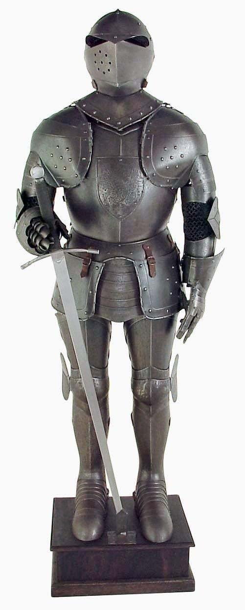 Black Knight Suit of Armor Full Size Aged Antiqued Finish Armor ...