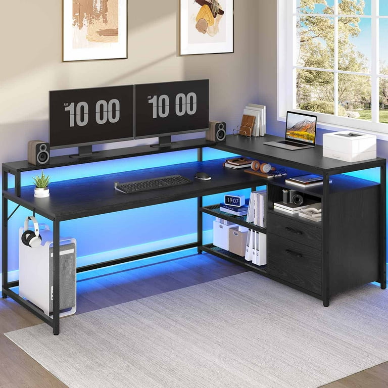 L Shaped Computer Desk Walmart L Shaped Desks In Desks Walmart.com