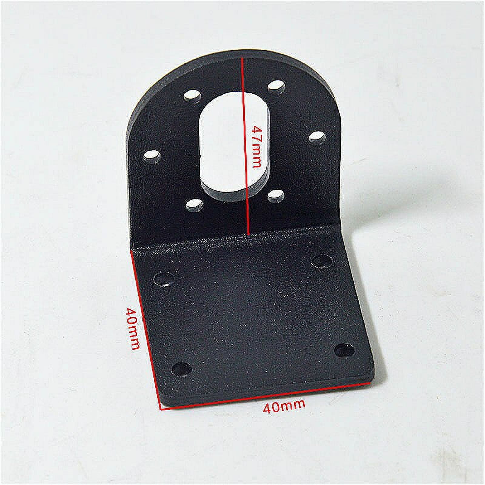 Black L Type 37 Motor Bracket Holder For Stepper Motor DC Worm Geared ...