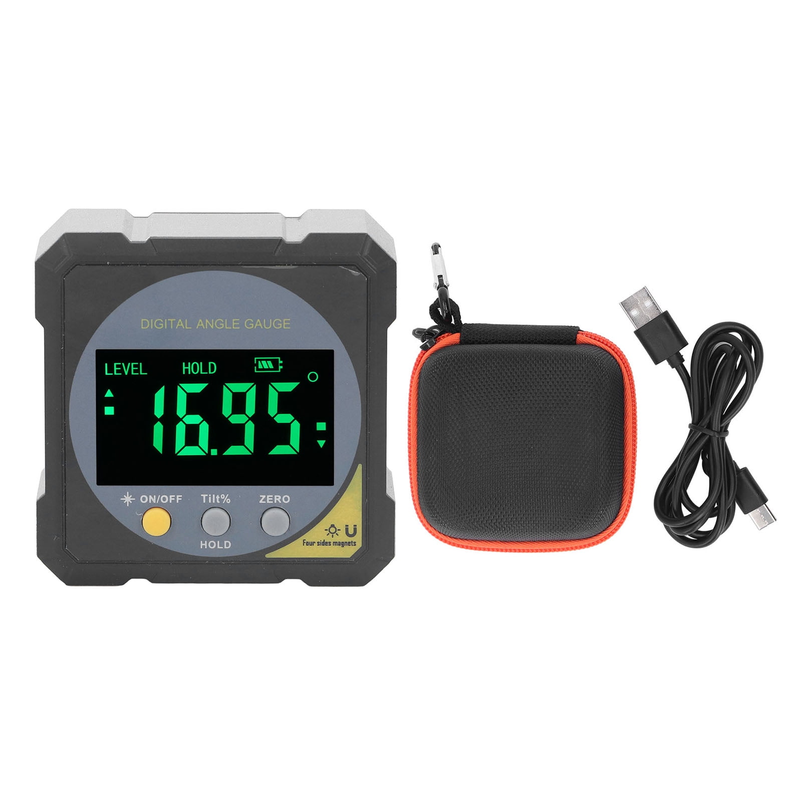 Black LCD Angle Finder Backlit IP54 Waterproof Digital LCD Screen ... Black LCD Angle Finder Backlit IP54 Waterproof Digital LCD Screen ...