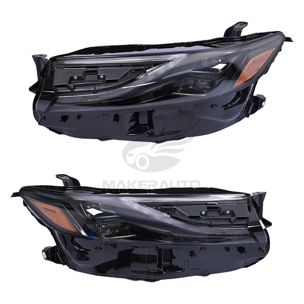 Black LED Headlamp For 2024-2025 Toyota Camry XSE/XLE Driver+Passenger ...
