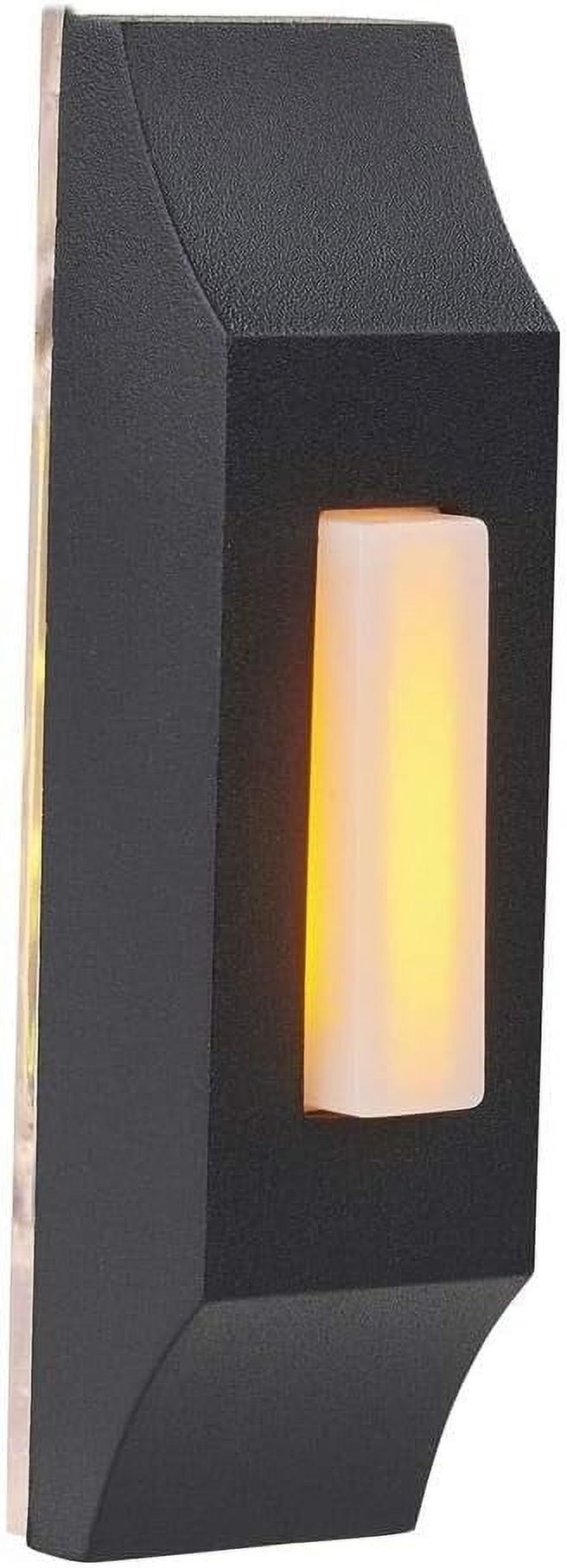 Black LED Lighted Doorbell Button - Walmart.com Black LED Lighted Doorbell Button - Walmart.com