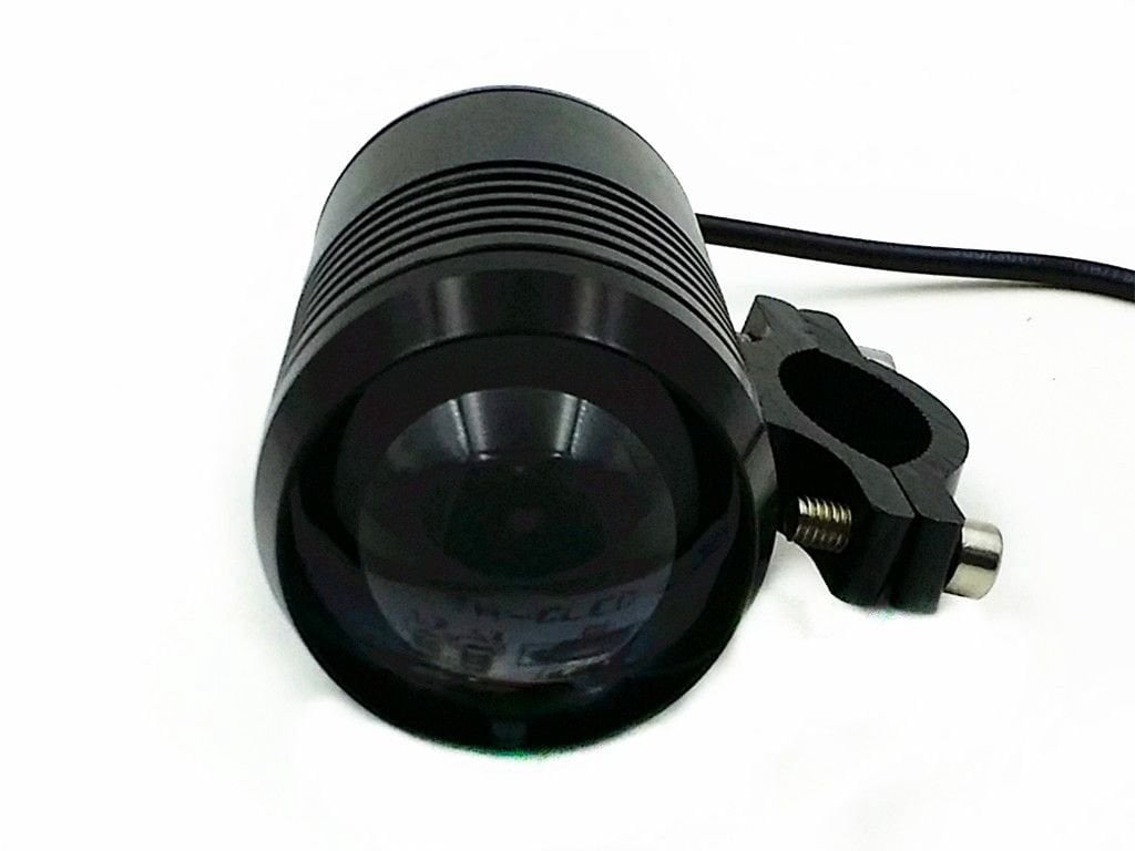 Black LED Spot Work Driving Fog Light For Harley XL BMW Custom Car ...