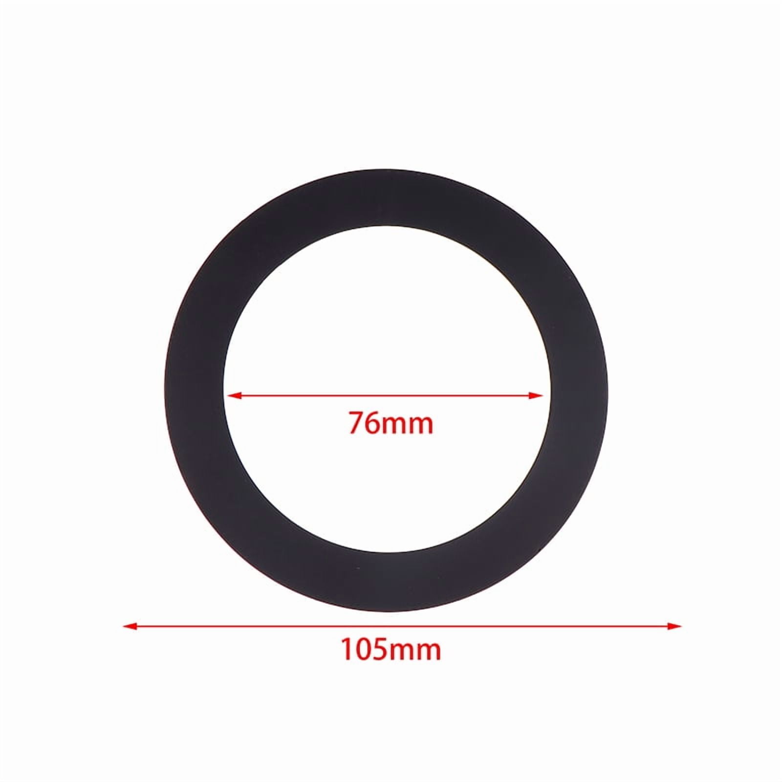 Black LED Spotlight Downlight O Rings Lampshade Ring Adapter Concealed ...