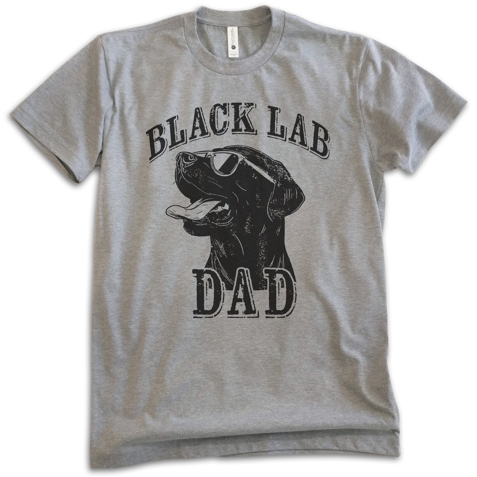 Black Lab Dad T-shirt, Unisex Men's Shirt, Labrador Retriever, Black ...