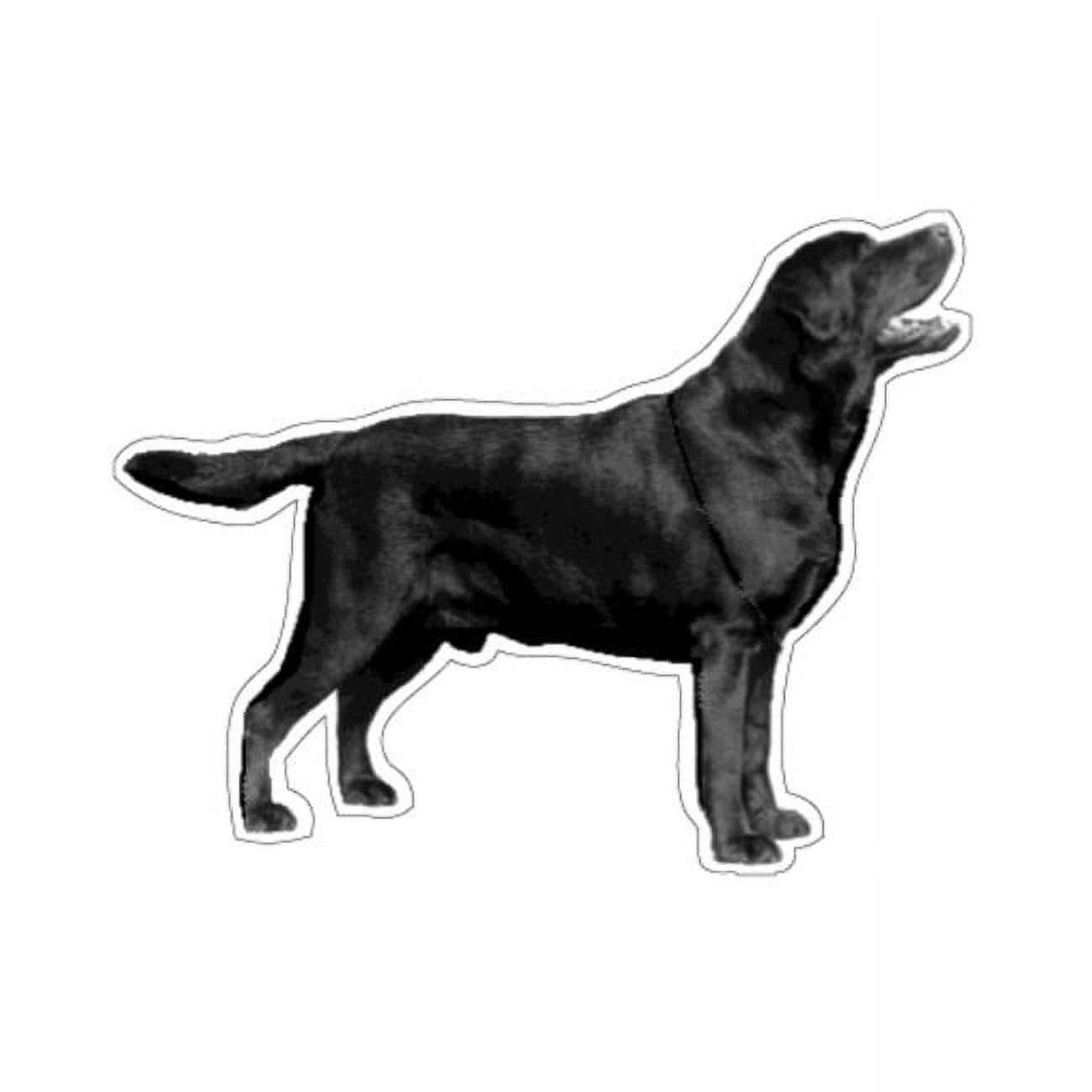 Black Lab Dog Decal - Sticker Labrador Retriever Car - Walmart.com