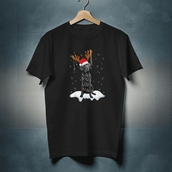 Black Lab Labrador Christmas Tree Light Pajama Dog Funny Xmas Gift ...