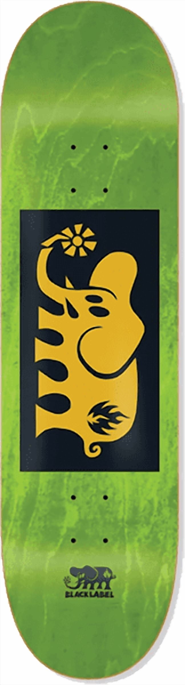 Black Label Elephant Block Skateboard Deck 8.5 - Walmart.com