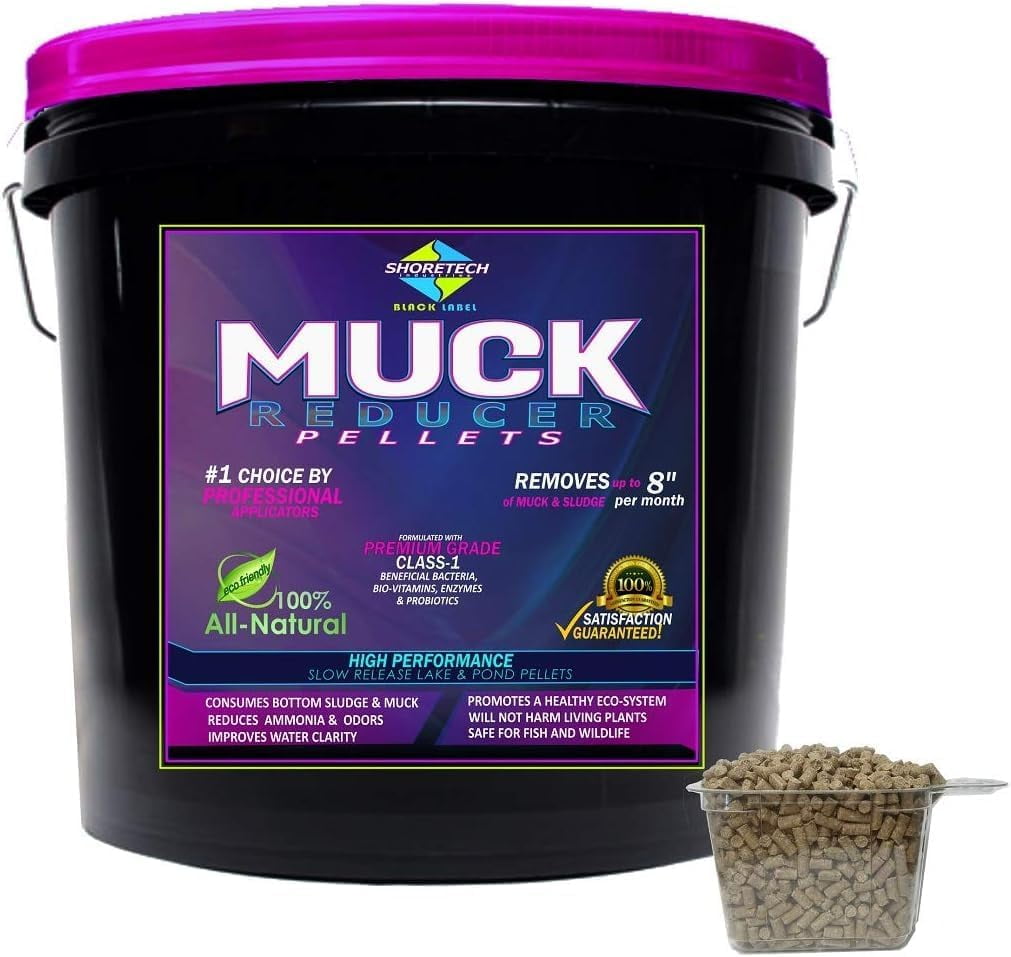 Black Label Muck Pellets – 10 lb – Grade Beneficial Bacteria & Enzymes ...