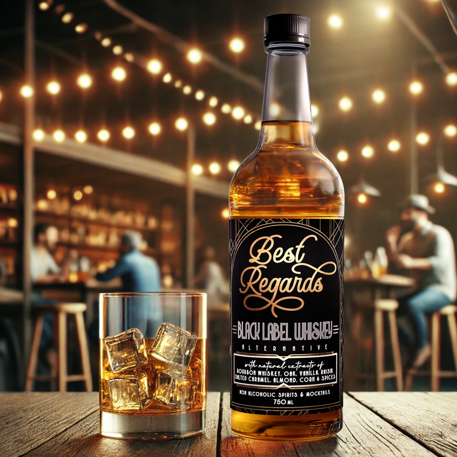 Black Label Non-Alcoholic Whiskey - Walmart.com