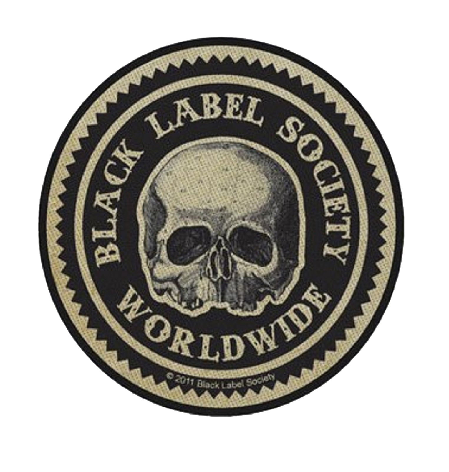 Black Label Society Worldwide Official New Black Circular 10cm Patch ...