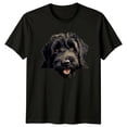 Black Labradoodle Dog Portrait Graphic T-Shirt - Walmart.com