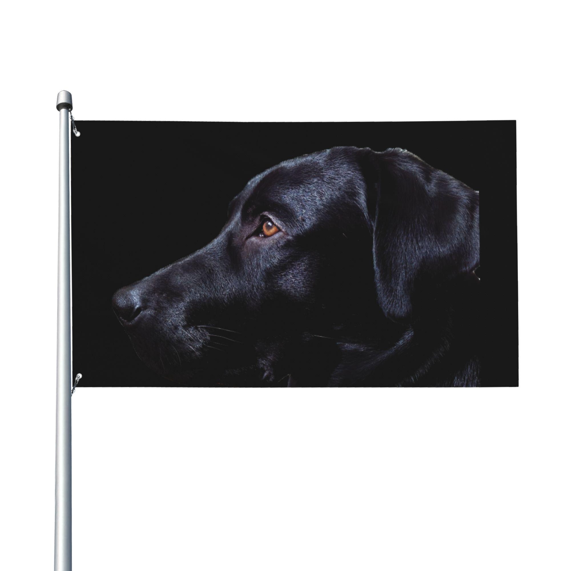 Black Labrador Dog Flag Home Garden Flag Banner Breeze Flags For Home ...