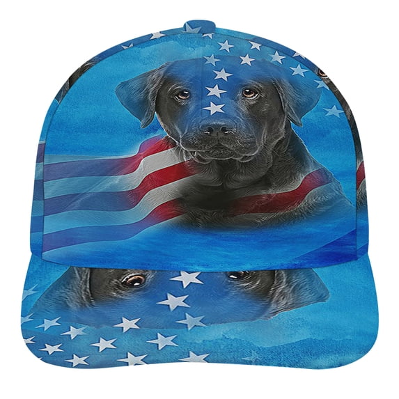Black Labrador Dog baseball cap hat - Walmart.com