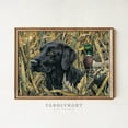 Black Labrador Mallard Duck Hunting Gift Hunter Dad Outdoorsman Cabin ...