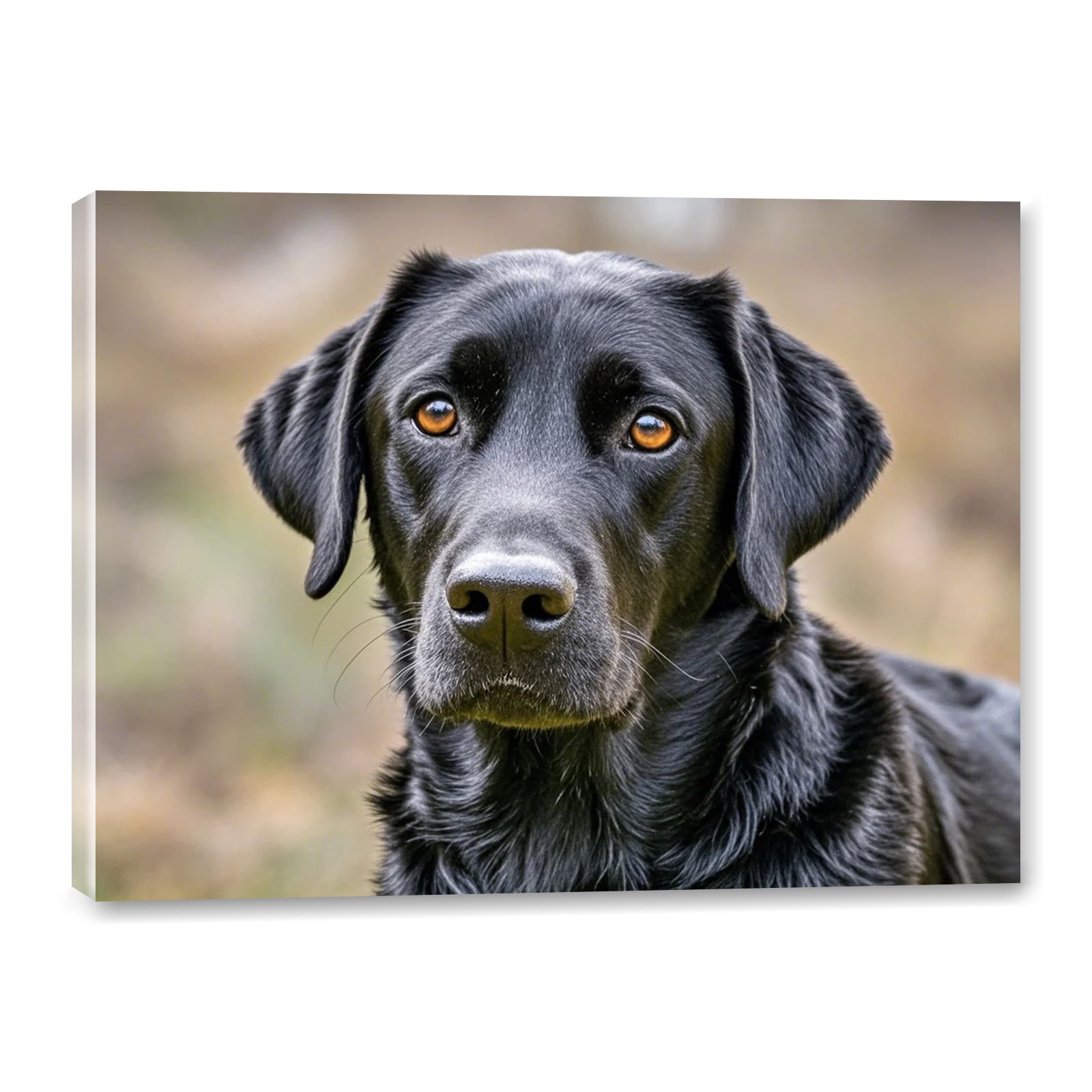 Black Labrador Retriever Canvas Wall Art Framed Canvas Prints Paintings ...