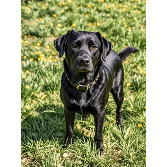 Black Labrador Retriever Diamond Art 5D Diamond Painting DIY Kits Full ...