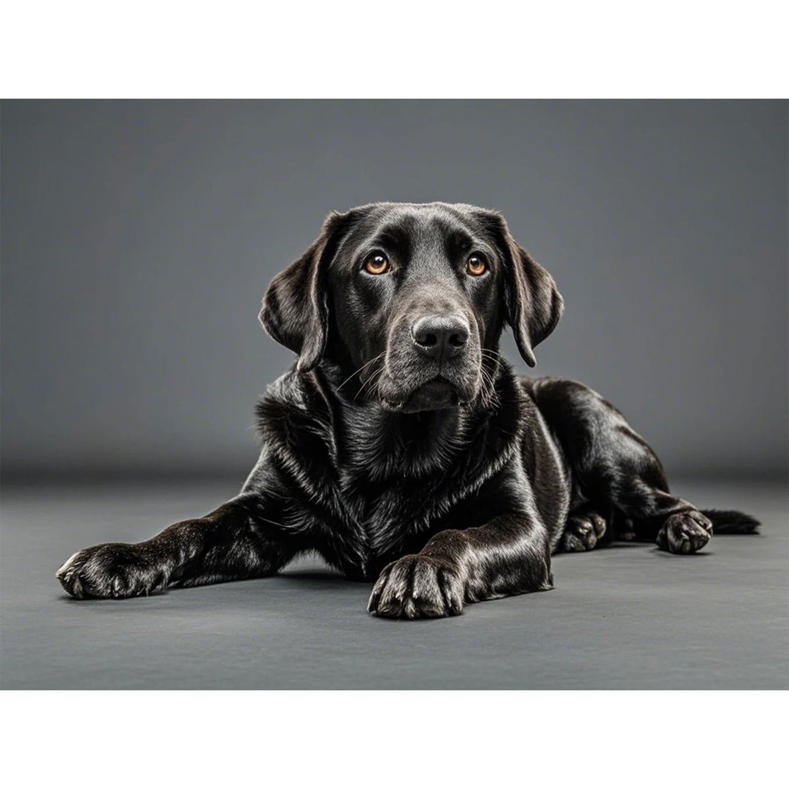 Black Labrador Retriever Diamond Art 5D Diamond Painting DIY Kits Full ...