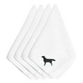 Black Labrador Retriever Embroidered Napkins Set of 4 - Walmart.com